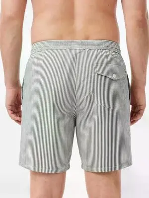 Lacoste Striped Swim Shorts - Green