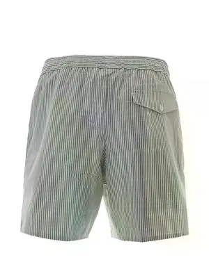 Lacoste Striped Swim Shorts - Green