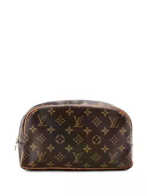 LOUIS VUITTON Toiletry Bag Monogram Canvas 25 Pouch - Brown