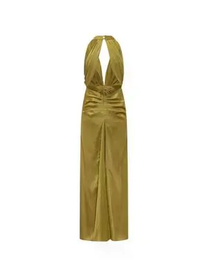 ACTUALEE Cut-out Gathered Dress