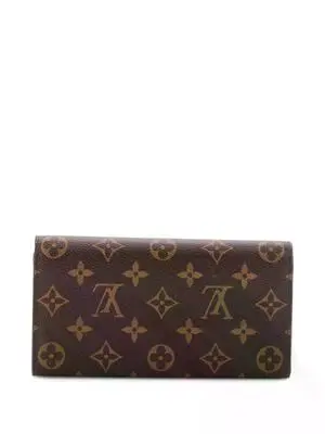 LOUIS VUITTON Sarah Wallet Limited Edition Vivienne Xmas Monogram Canvas Small Wallets