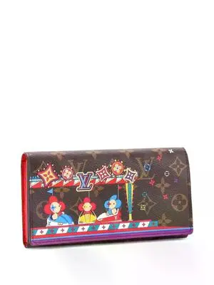 LOUIS VUITTON Sarah Wallet Limited Edition Vivienne Xmas Monogram Canvas Small Wallets