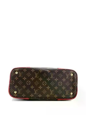 LOUIS VUITTON Flandrin Handbag Monogram Canvas And Leather Tote - Brown