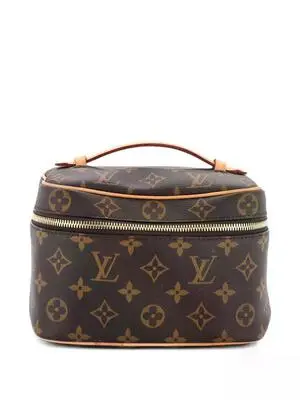 LOUIS VUITTON Vanity Case Monogram Canvas Mini Pouch - Brown
