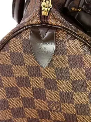 LOUIS VUITTON Speedy Handbag Damier 30 Satchel