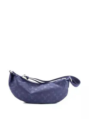 LOUIS VUITTON America's Cup Monogram Storm Canvas Hammock Crossbody Bag - Blue