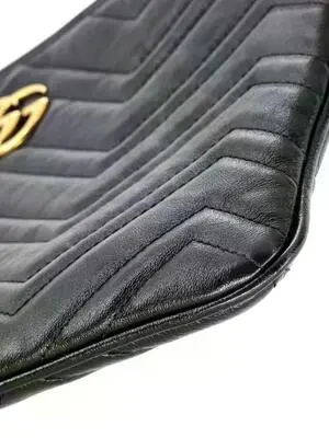 Gucci Gg Marmont Matelassé Leather Clutch