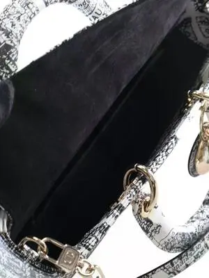 Dior 2010-2026 Medium Lady D-joy Satchel - Black