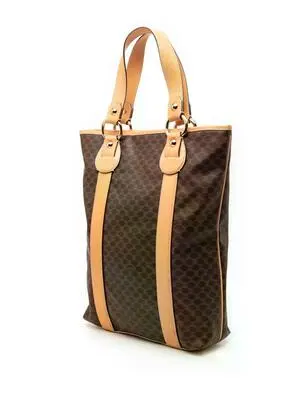 Celine Macadam Coated Canvas Vertical Tote Bag
