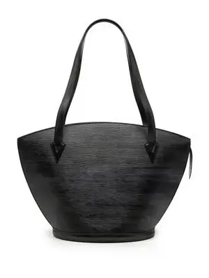 LOUIS VUITTON 1995 Epi Saint Jacques Gm Long Strap Tote Bag - Black