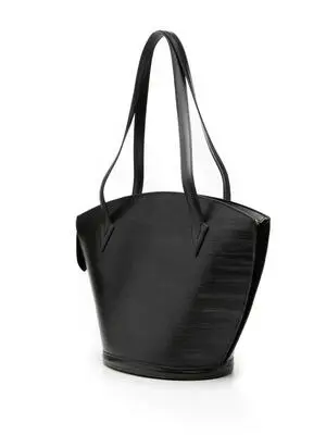 LOUIS VUITTON 1995 Epi Saint Jacques Gm Long Strap Tote Bag - Black