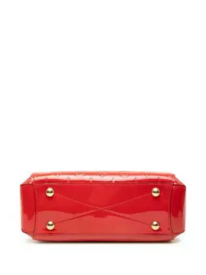 LOUIS VUITTON 2015 Monogram Vernis Montaigne Bb Satchel - Red