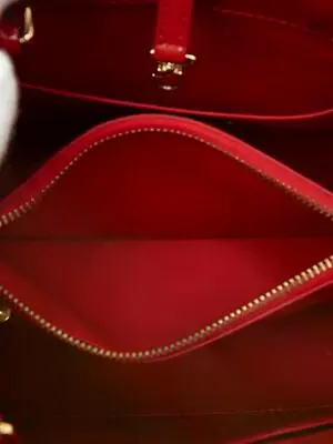 LOUIS VUITTON 2015 Monogram Vernis Montaigne Bb Satchel - Red