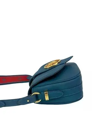 LOUIS VUITTON Pont 9 Soft Mm Crossbody Bag Grained Calfskin - Blue