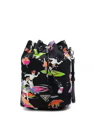 Prada Printed Bucket Bags
