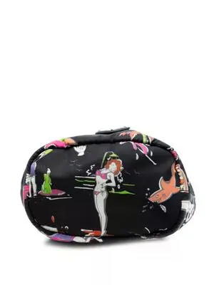 Prada 2000-2013 Tessuto Graphic Surf Drawstring Pouch