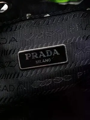 Prada 2000-2013 Tessuto Graphic Surf Drawstring Pouch