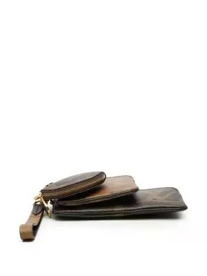 LOUIS VUITTON 2021-2026 Monogram Reverse Giant Trio Set Pouch