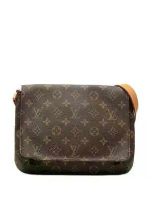 LOUIS VUITTON 2000 Monogram Musette Tango - Brown