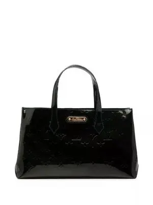 LOUIS VUITTON 2008-2015 Monogram Vernis Wilshire Pm Handbag - Blue