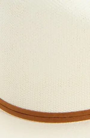Brixton Laredo Straw Cowboy Hat - Bone