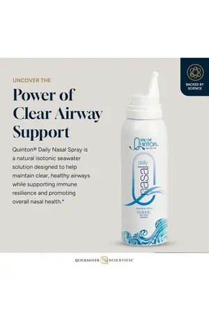 QUICKSILVER SCIENTIFIC Daily Isotonic Saline Seawater Nasal Spray
