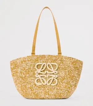 Loewe X Paula's Ibiza Medium Eclipse Basket Bag - Yellow