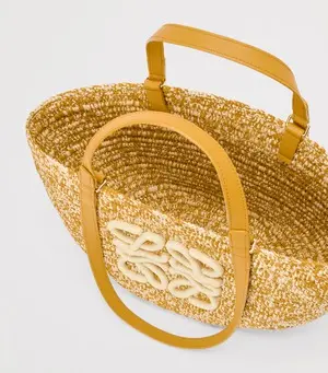 Loewe X Paula's Ibiza Medium Eclipse Basket Bag - Yellow