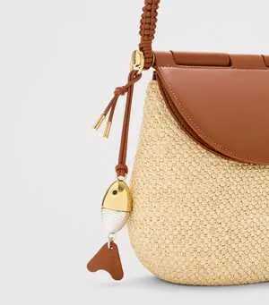 Loewe X Paula’s Ibiza Medium Raffia Pescador Bag - Beige