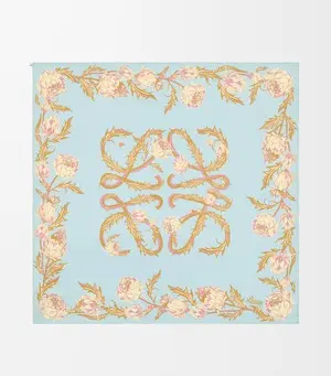Loewe X Paula's Ibiza Silk Anagram Scarf
