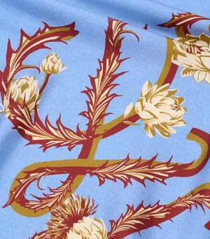 Loewe X Paula's Ibiza Silk Anagram Scarf