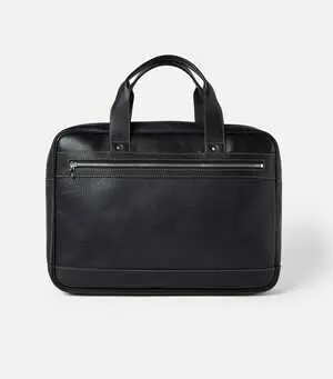 Brunello Cucinelli Grained Calfskin Briefcase