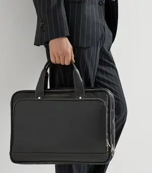 Brunello Cucinelli Grained Calfskin Briefcase