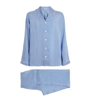 Zimmerli Stripe Long-sleeve Pyjama Set