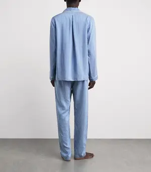 Zimmerli Stripe Long-sleeve Pyjama Set