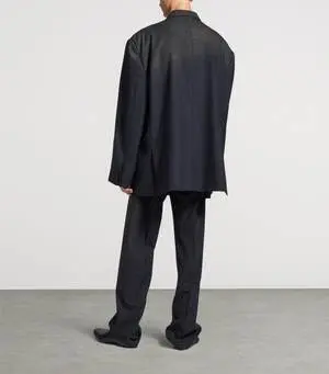 Balenciaga Wool Faded Blazer