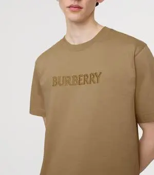 Burberry Cotton Logo T-shirt - Beige