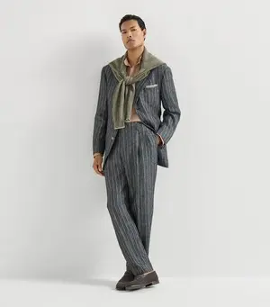 Brunello Cucinelli Suede Woven Loafers