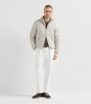 Brunello Cucinelli Water-resistant Packable Hood Jacket - Blue