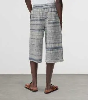 Loewe X Paula's Ibiza Beaded-effect Denim Shorts