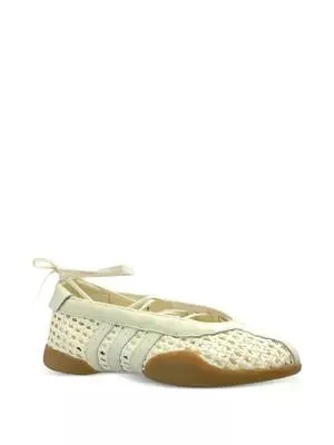 Adidas Taekwondo Mei Woven Lace-up Sneakers - Neutrals