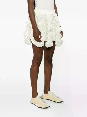RAXXY Draped Quilted Mini Skirt