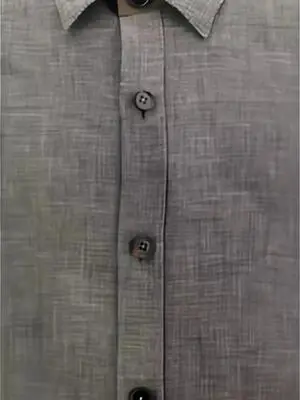 Zegna Textured Long-sleeve Overshirt - Grey