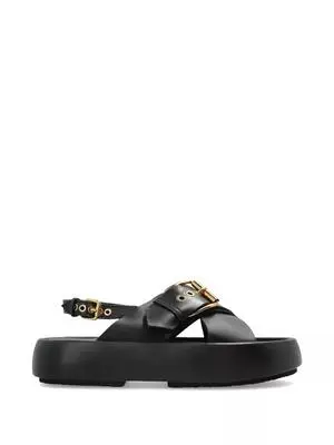 Agl Bulle Buckle-detail Crossover Sandals