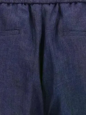 GI CAPRI Drawstring Linen Trousers