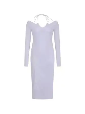 LES FILLES D'EVA Ruched Off-the-shoulder Dress