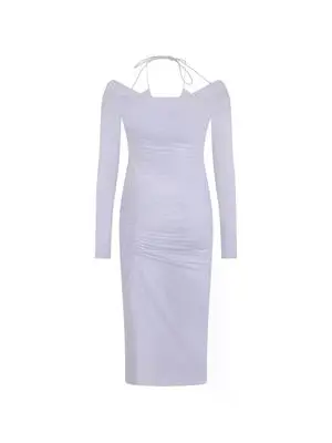 LES FILLES D'EVA Ruched Off-the-shoulder Dress