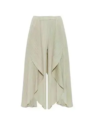 Issey Miyake Pleated Wide-leg Trousers