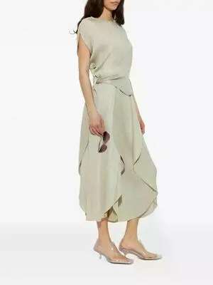 Issey Miyake Pleated Wide-leg Trousers