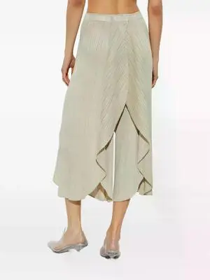 Issey Miyake Pleated Wide-leg Trousers